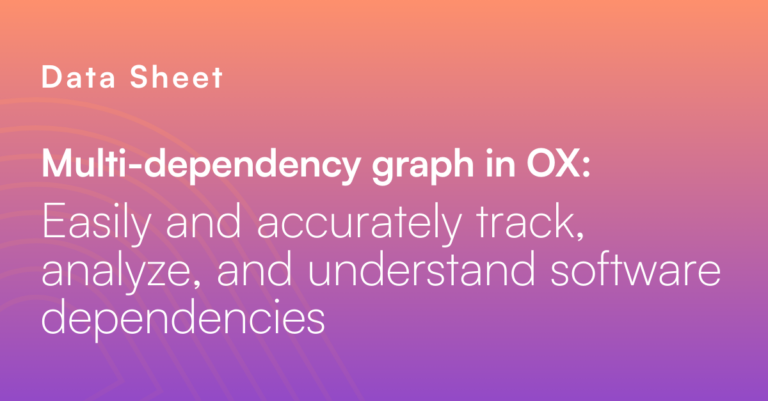 Data Sheet: Multi-dependency graph in OX