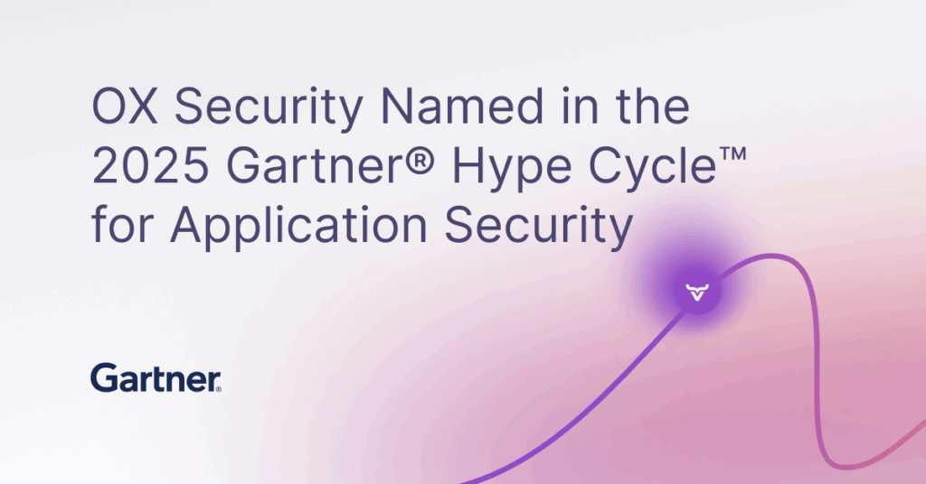 OX Security Leads 2025 Gartner Hype Cycle in AppSec