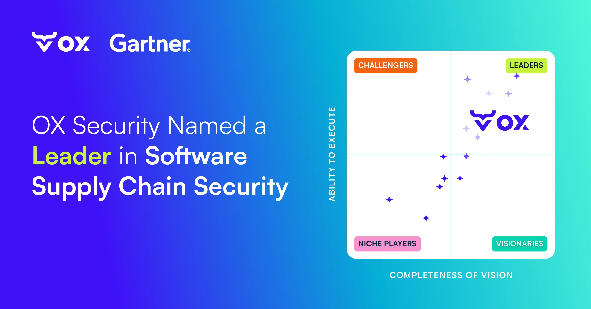 OX Security: Gartner® Magic Quadrant™ Supply Chain Leader